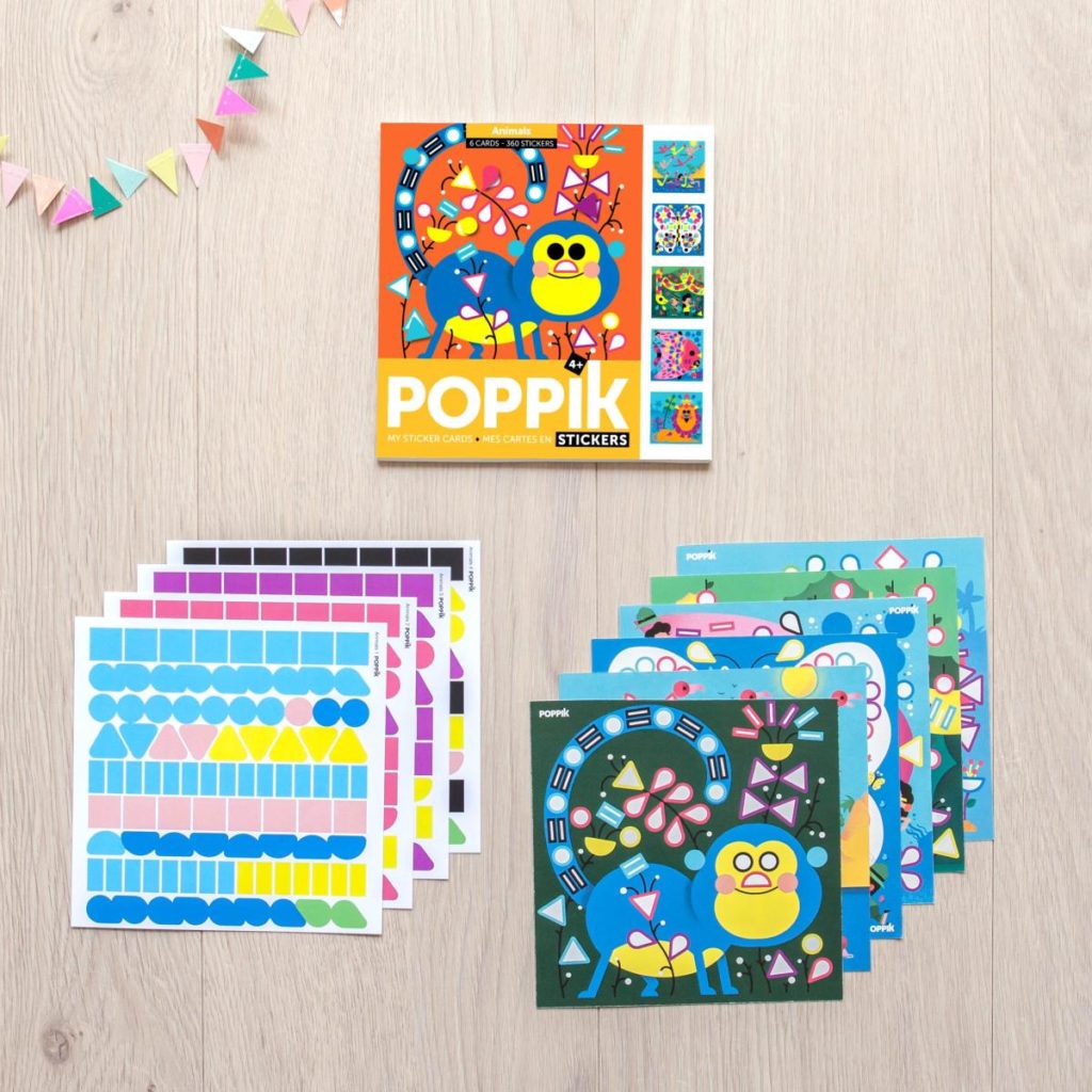 Poppik stickers con poster e cartoline per bambini | Gioconaturalmente